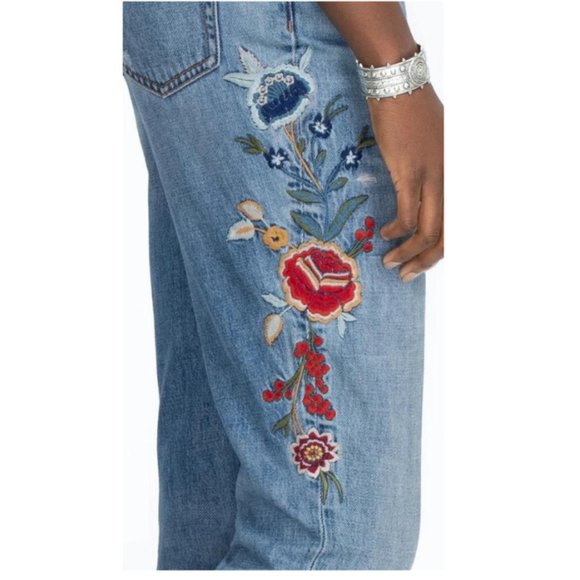 Johnny Was | Jeans | Johnny Was Embroidered Jeans Size29 Medium Wash 0 ...